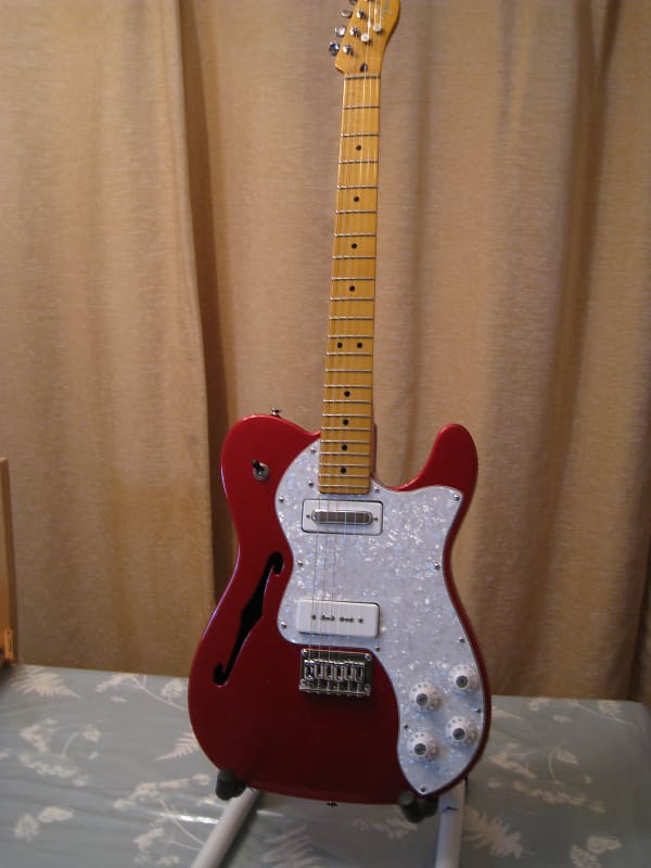 Fender Jazz Telecaster 2020s - Metallic Red | Reverb