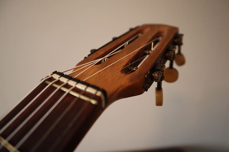 parlor guitar jazz manouche 1950 - naturel | Reverb