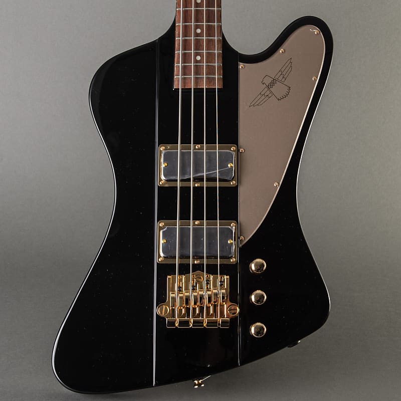 Epiphone Rex Brown Thunderbird 2024 - Ebony | Reverb