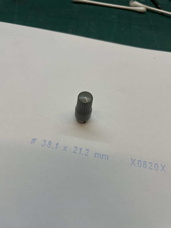 Fostex XR-7 knob GREY replacement / spare part | Reverb
