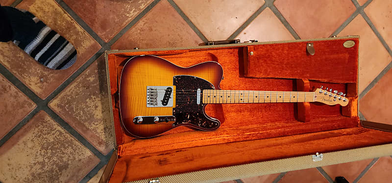 Flamed Maple Sunburst Single Bound Fender Telecaster / | Reverb