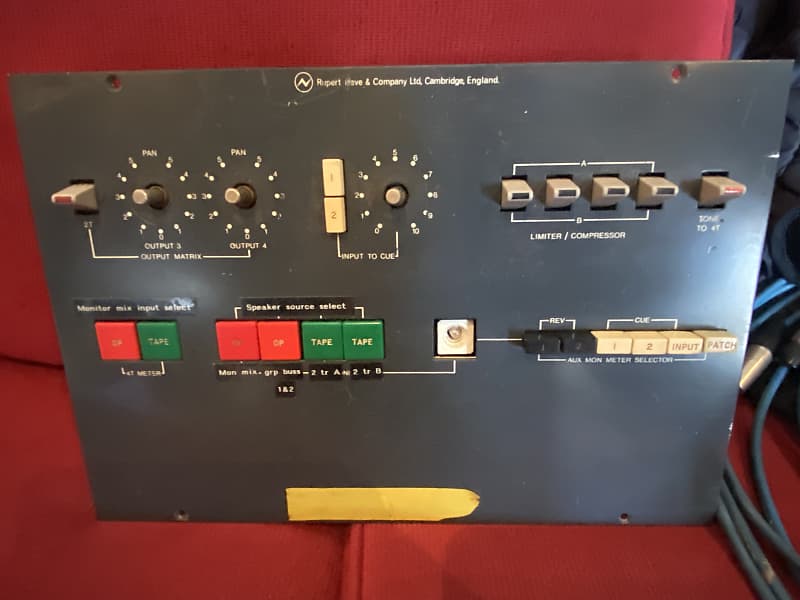 Neve 8014 Control panel 1970´s | Reverb