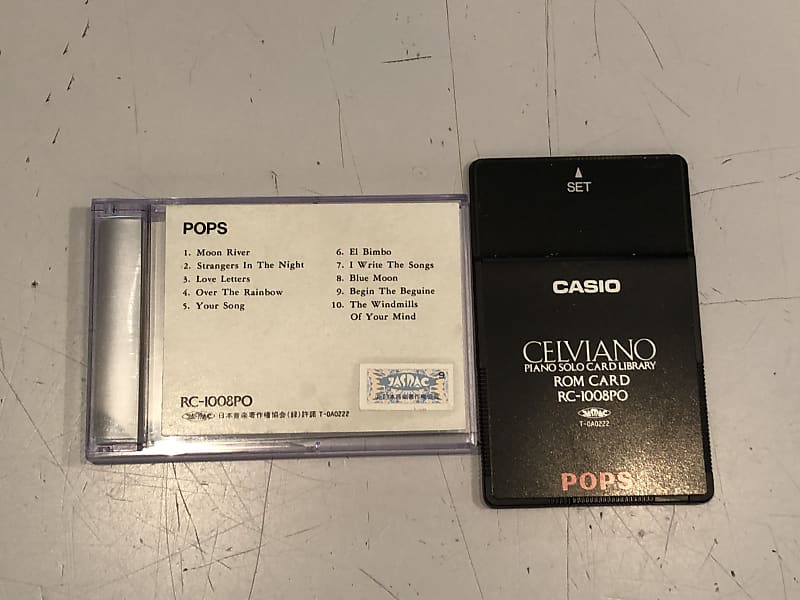 Casio Celviano Piano Solo Library ROM Card | Reverb
