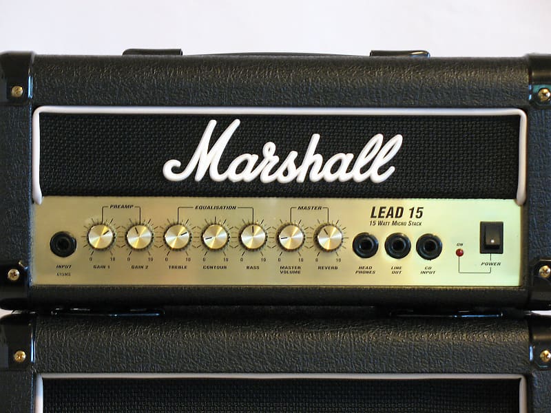 MARSHALL 15 WATT MINI / MICRO STACK LEAD 15 MODEL AMP HEAD | Reverb