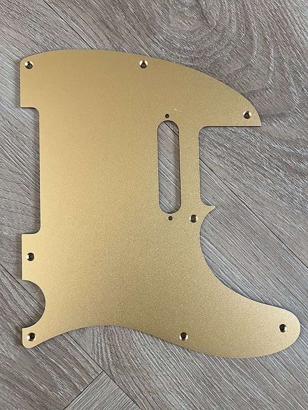 Fender Telecaster gold anodized pickguard 2023 - Gold | Reverb