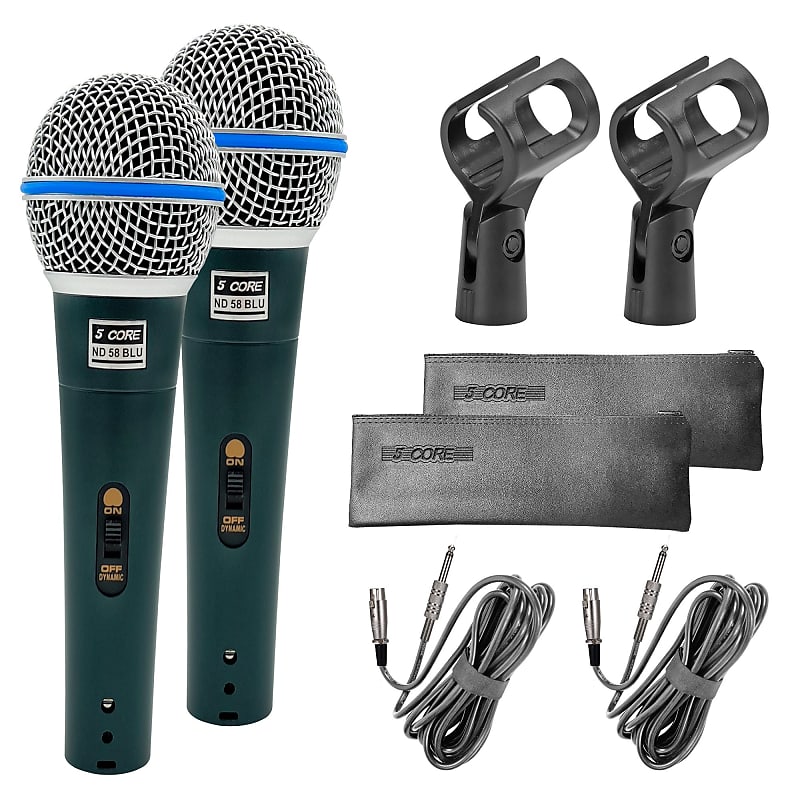 5 Core Professional Dynamic Vocal Microphone Neodymium | Reverb