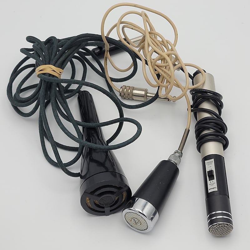 Vintage Japanese Microphone Lot - Calrad DM-7 Dynamic | Reverb