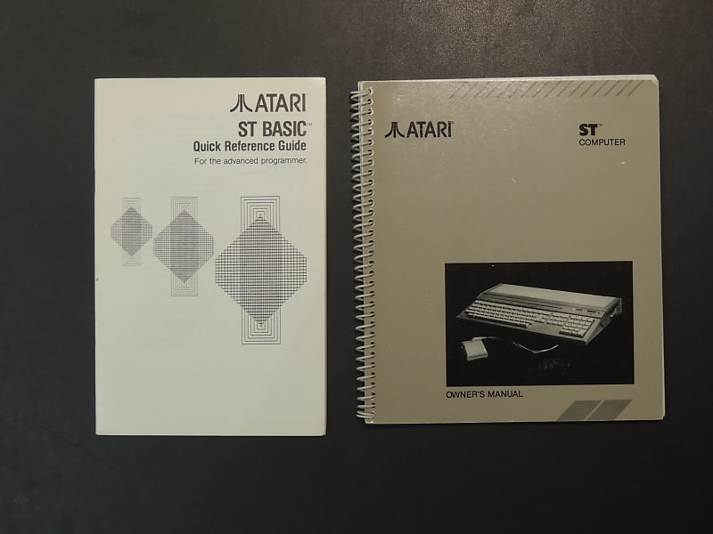 Atari ST Basic Quick Reference Guide & ST Computer Owner's | Reverb