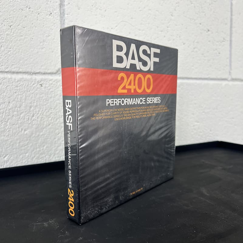 BASF 2400 Performance Series recording tape 70’s New Old | Reverb