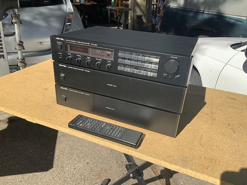 Rotel RTC 850 with Remote, W/Two Rotel RB-850’s | Reverb