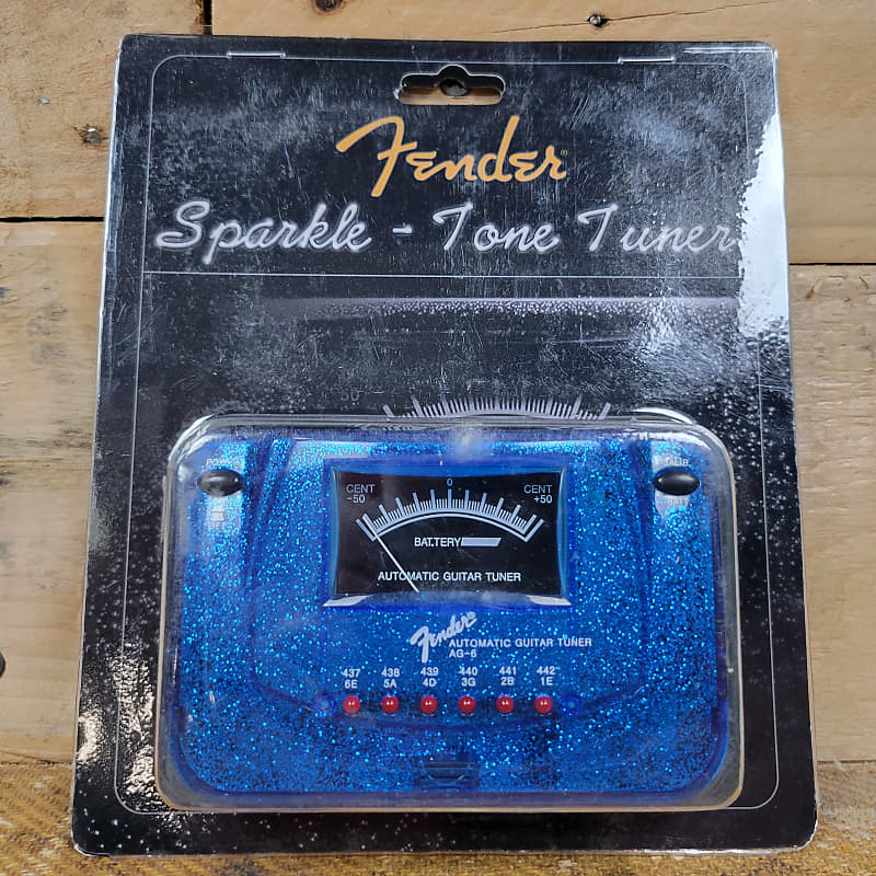 Fender Sparkle Tone Tuner - Blue Sparkle - AG6 Tuner | Reverb