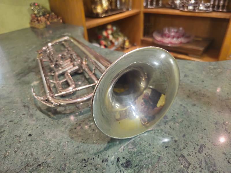 Professional Nickel Musical Trumpet for Interior Decoration | Reverb