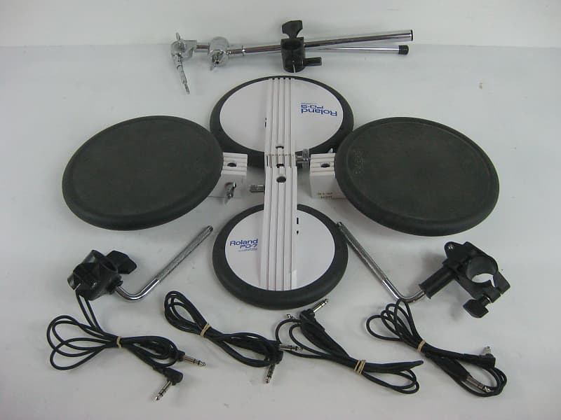 3x Roland PD-9 V-Drums Trigger Pad + 1x PD-7 + mounts + | Reverb