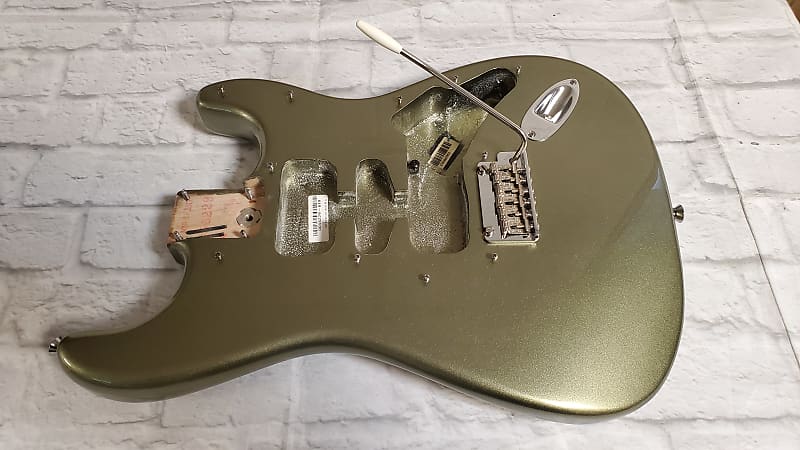 2013 Fender American Standard Stratocaster Body Jade Pearl | Reverb