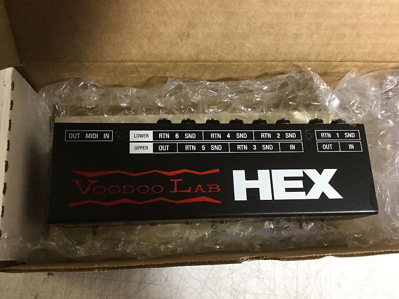 Voodoo Lab HEX True Bypass 6-Loop Audio Switcher | Reverb