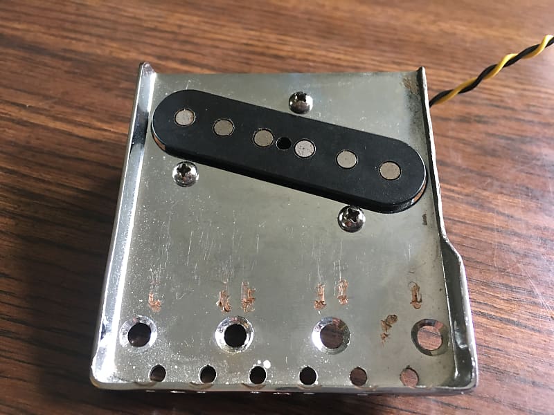 Fender MIM Telecaster Bridge Pickup & Bridge early 90's | Reverb