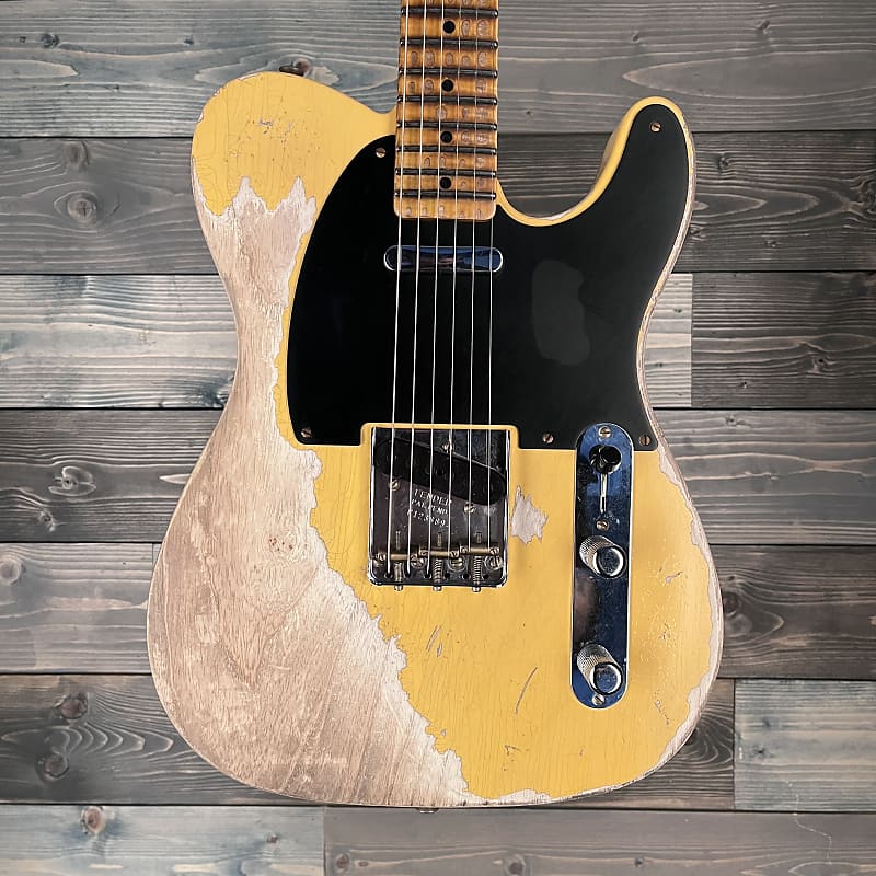 Fender Custom Shop Limited 51 Pine Telecaster Super Heavy | Reverb