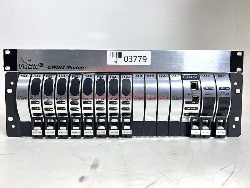 Via Lite CWDM Module 3U Rack Chassis #03779 (One)THS | Reverb