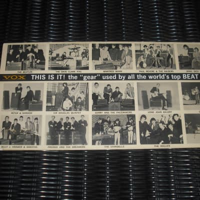 vox catalog original 1964 the british sound,rare and EXC | Reverb
