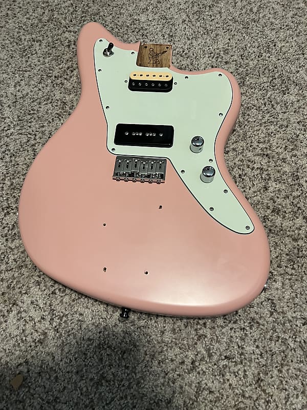 Warmoth Jazzmaster Shell Pink LOADED BODY | Reverb