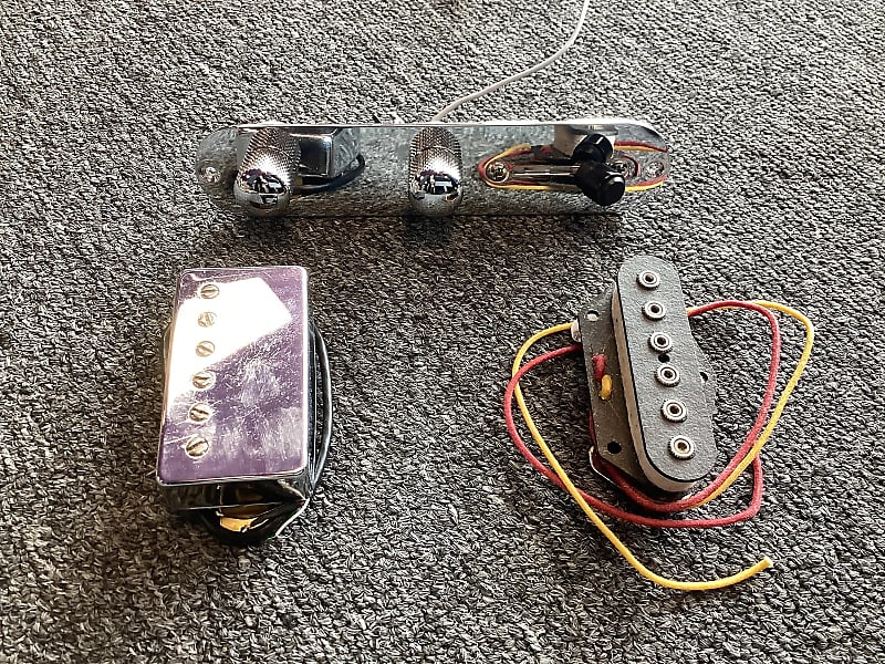 G&L Tribute ASAT Bluesboy Pickups & Complete Control Assembly | Reverb