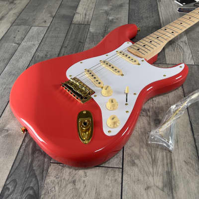 Revelation RSS Sleepwalk Strat - Fiesta Red | Reverb UK