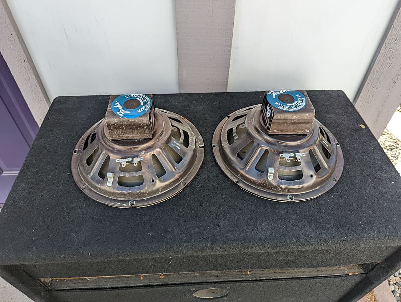 Matched Pair1975 Fender/CTS Super Reverb Alnico 10" Guitar | Reverb