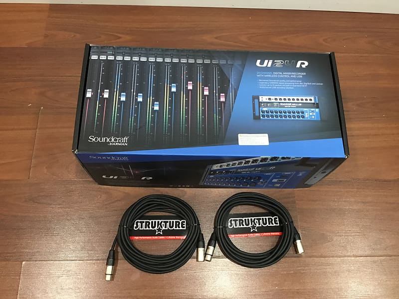 Soundcraft Ui24R 24-Channel Digital Mixer/USB Recorder WITH 2 | Reverb