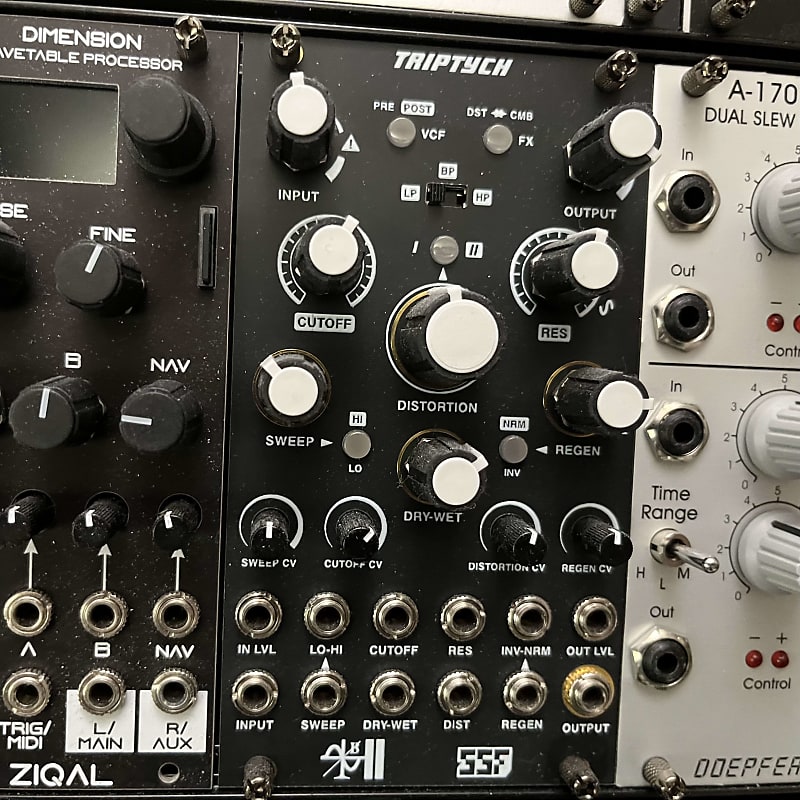 SSF Triptych distortion module 2022 - Black | Reverb