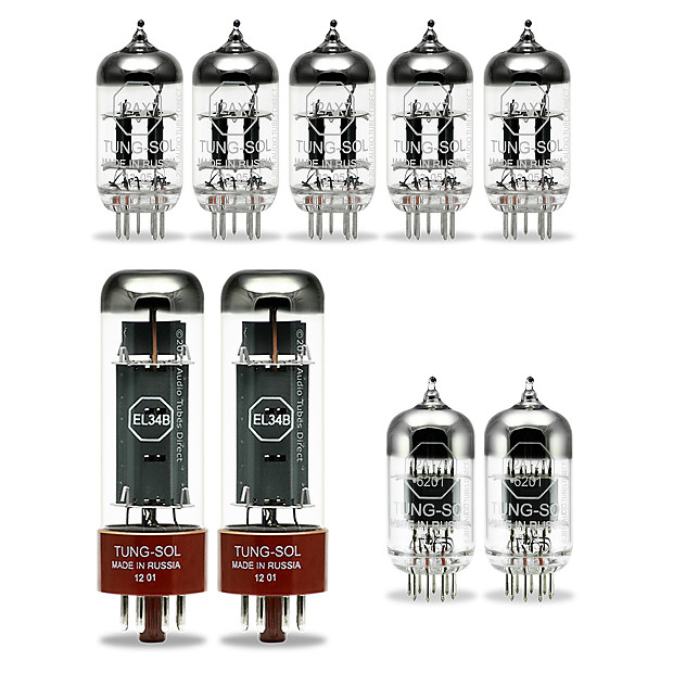 Tung-Sol Tube Upgrade Kit For Gibson GA-60RV Amps EL34B 12AX7 | Reverb