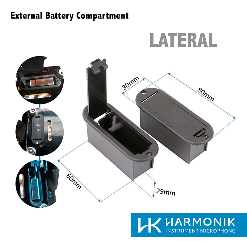 Harmonik Lateral External Battery Compartment | Reverb