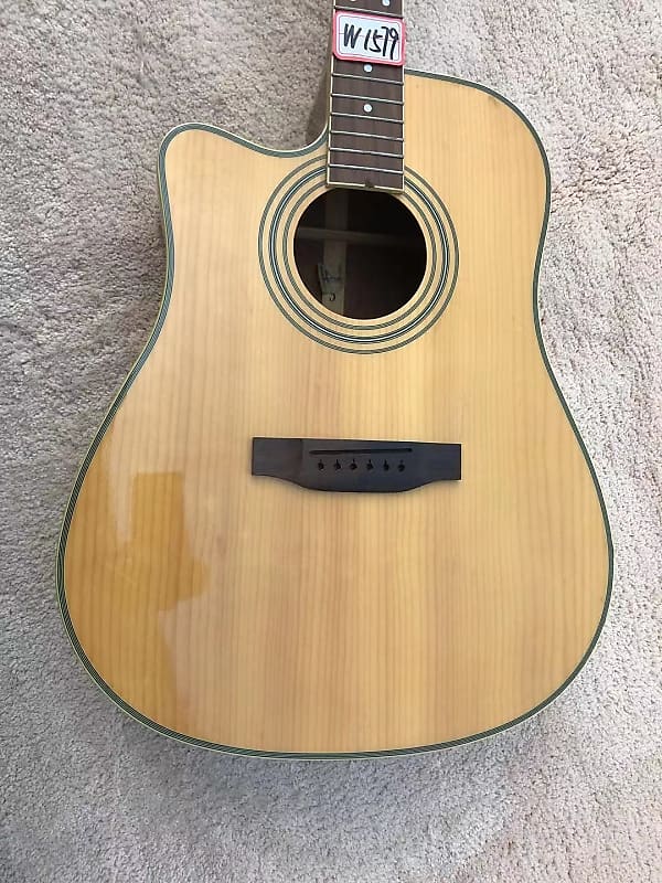 Left Hand 41" Acoustic Guitar Body with Maple Neck, Rosewood | Reverb