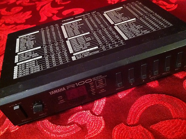 Yamaha R100 Reverb Processor 1980s Black | Reverb