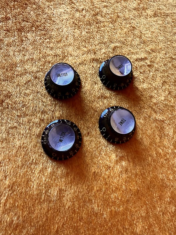 1960s Vintage Gibson Les Paul Knobs Reflector | Reverb