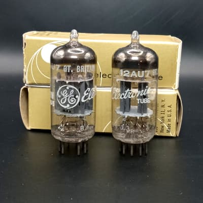 MATCHED PAIR OF OPEN BOX MULLARD(GE BRANDED) ECC82/12AU7A | Reverb