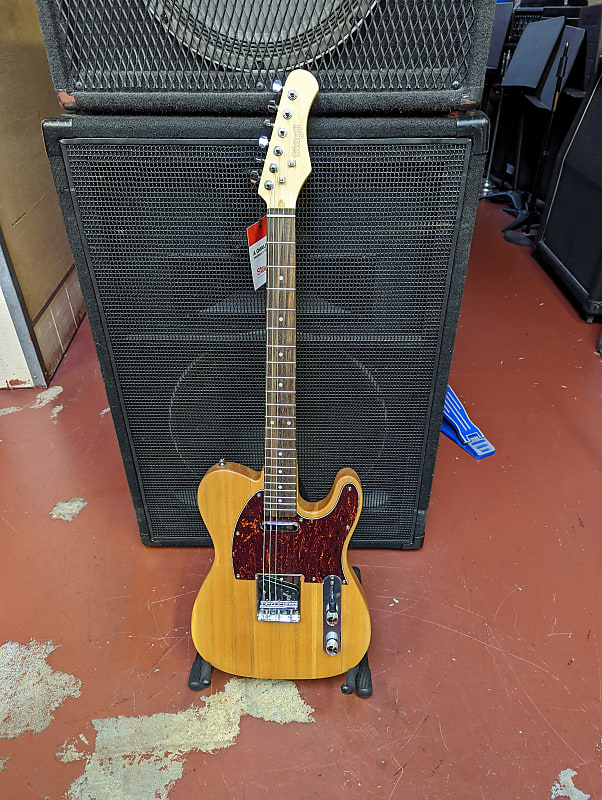 NEW! Stagg Natural Finish Telecaster Style Electric Guitar - | Reverb