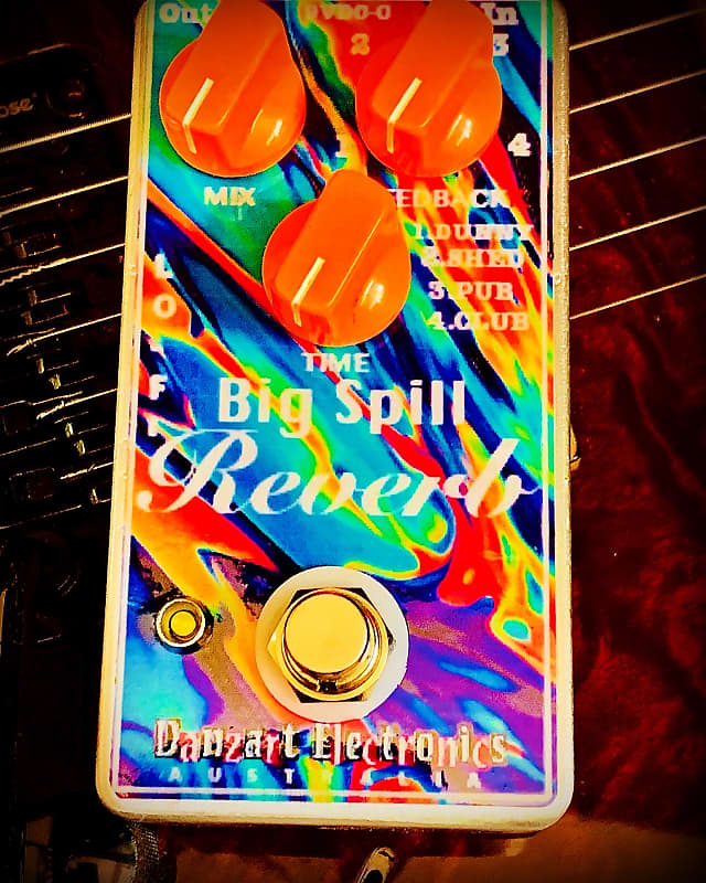 Danzart Electronics Big Spill Reverb 2021 White | Reverb