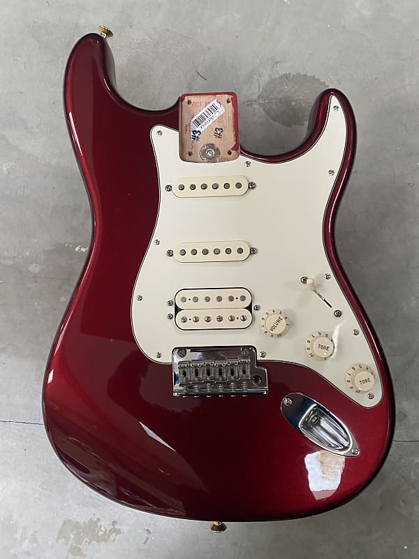 Loaded 2012 Fender American Standard Stratocaster body Mystic | Reverb