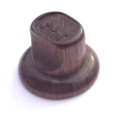 Zenith Small Pinch Solid Wood Reproduction Radio Knob | Reverb