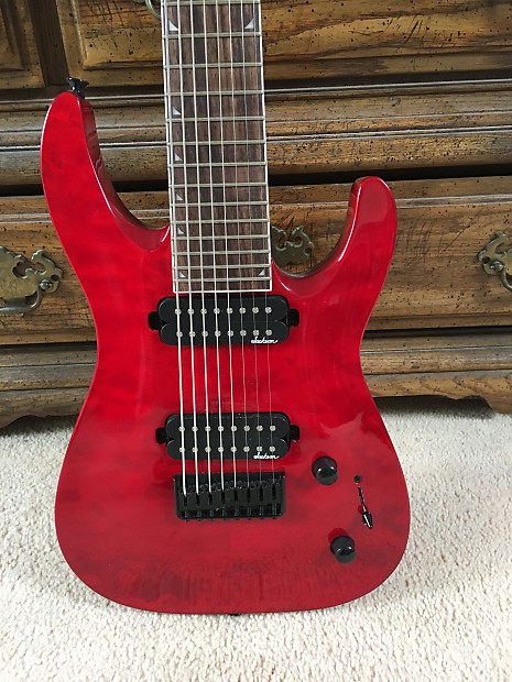 Jackson 8 string 2015 Red | Reverb
