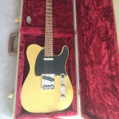 MJT Telecaster, Roasted Maple Neck, Lollar’s, Tweed Case | Reverb