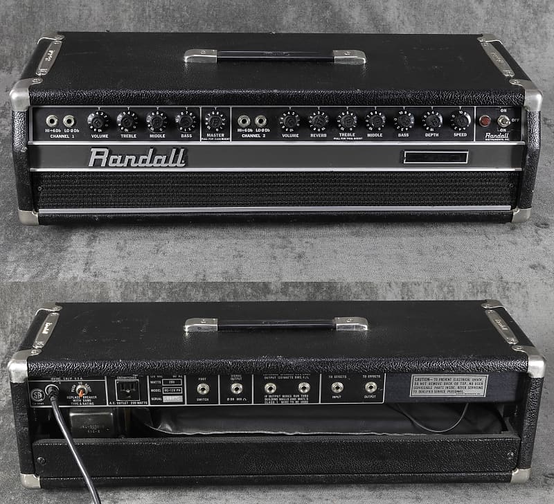Randall RG-120 PH Head 1981- Black | Reverb