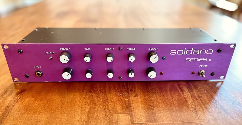Soldano SP77 Preamp Early 1991 - Pink / Black | Reverb