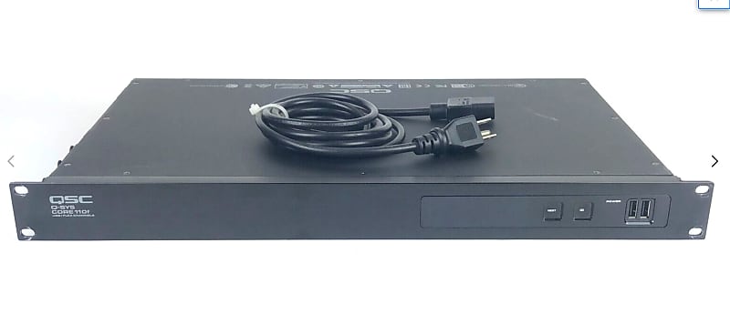 Qsc Q Sys Core 110f Usb Flex Network Analog I O Processor Reverb