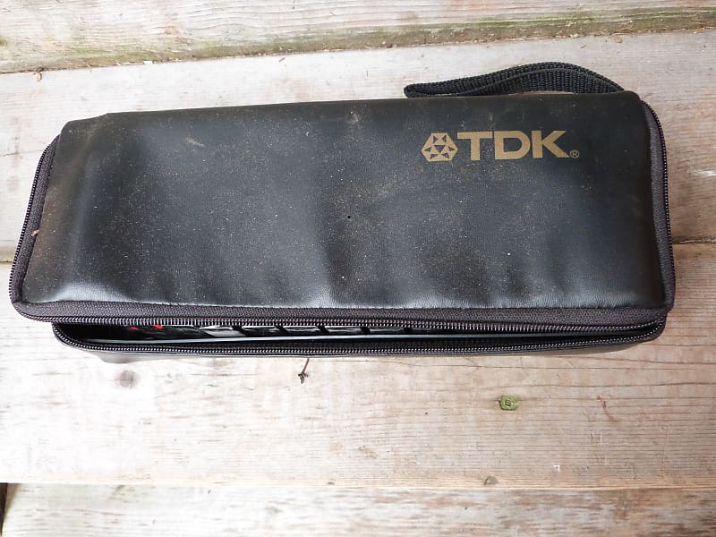 TDK cassette tapes DSX-90 d-90 carry case 14 NOS tapes | Reverb
