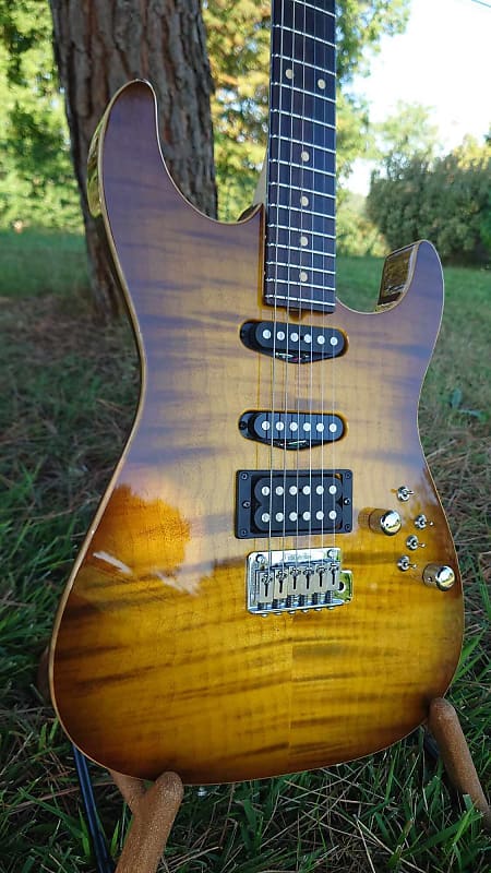 Tom Anderson Hollow Drop Top 2002 - Deep Tobacco | Reverb Australia