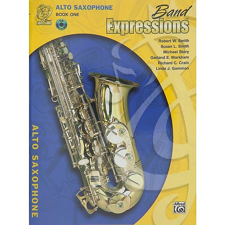 Alfred Music Band Expressions Band Method Book 1 Alto Sax | Reverb