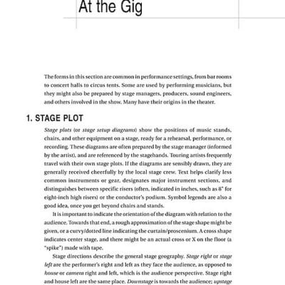 Music Industry Forms - The 75 Most Important Documents for | Reverb