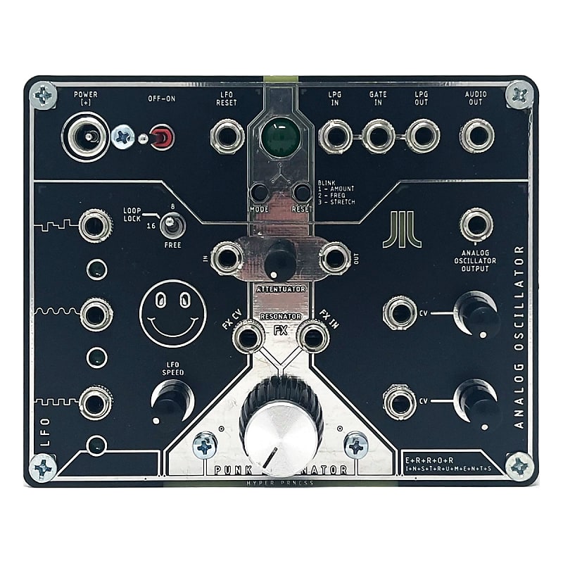 Error Instruments Punk Resonator Desktop Synth (Black) | Reverb