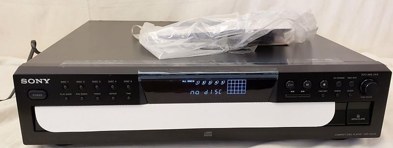 Sony CDP-CE275 5 DISC CHANGER LIKE NEW | Reverb